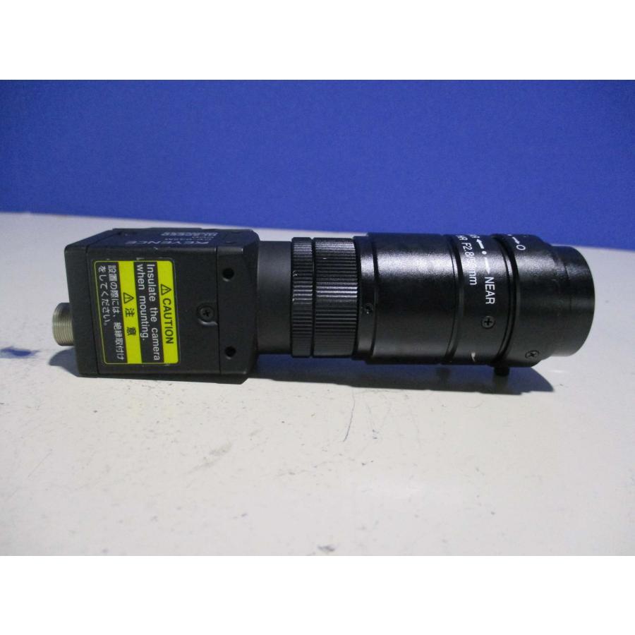 中古 KEYENCE デジタル倍速白黒カメラ CV-035M 画像センサ/F2.8/50MM(R50527ABC005 ...