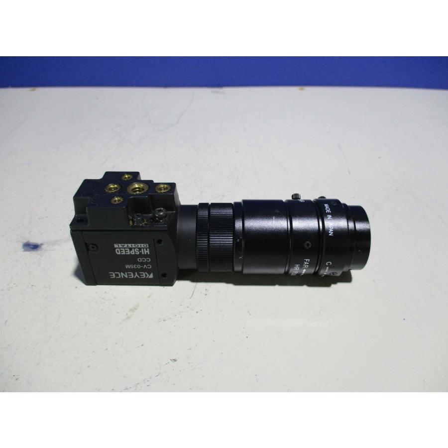 中古 KEYENCE デジタル倍速白黒カメラ CV-035M 画像センサ/F2.8/50MM(R50527ABC005 ...