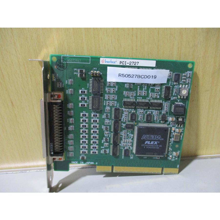 中古 Interface PCI-2727 16/16点デジタル入出力ボード(R50527BCD019) :R50527BCD019:growdetrading Yahoo!ショップ - 通販 ...