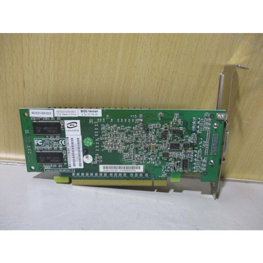 中古 NVIDIA Quadro P231 NVS 280 64MB DDR VGA / DVI-I / PCI-Express Video Graphics Card ...