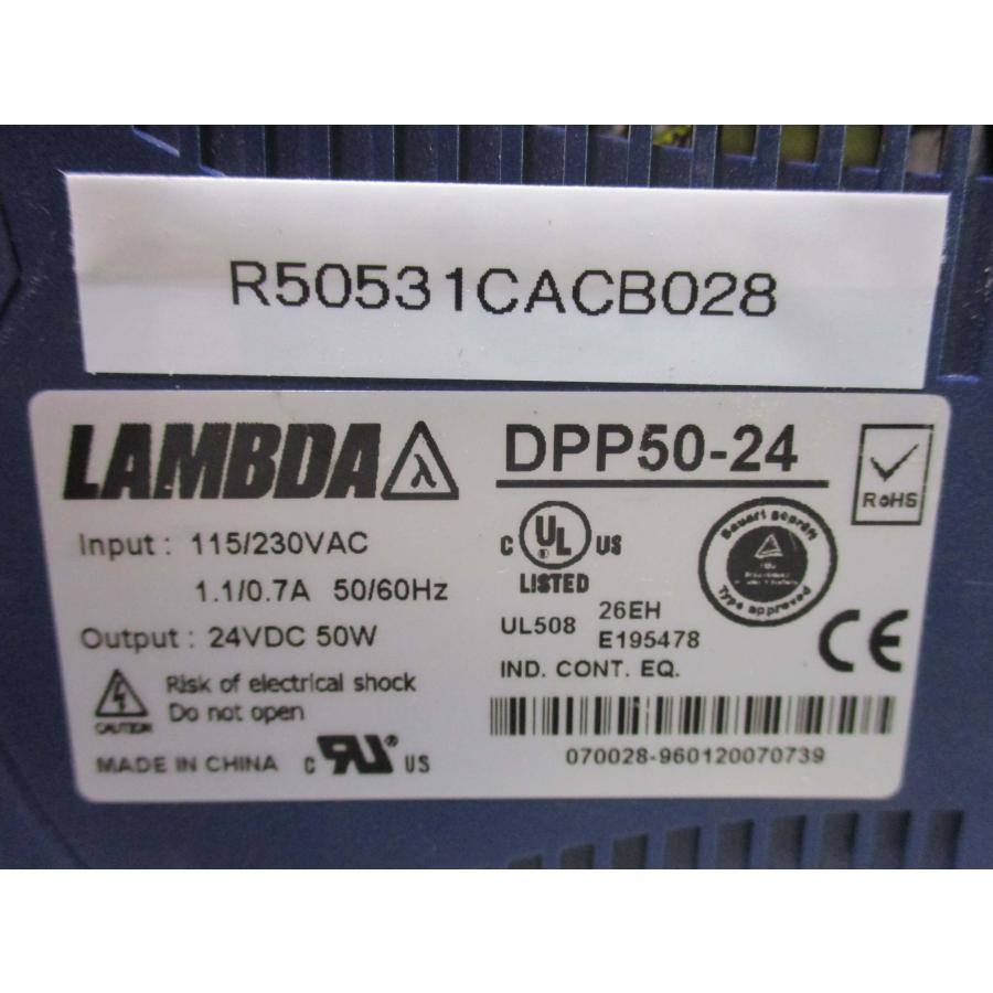 中古 Lambda DPP50-24 DINレール電源 50W 24V 2.1A(R50531CACB028) : r50531cacb028 ...