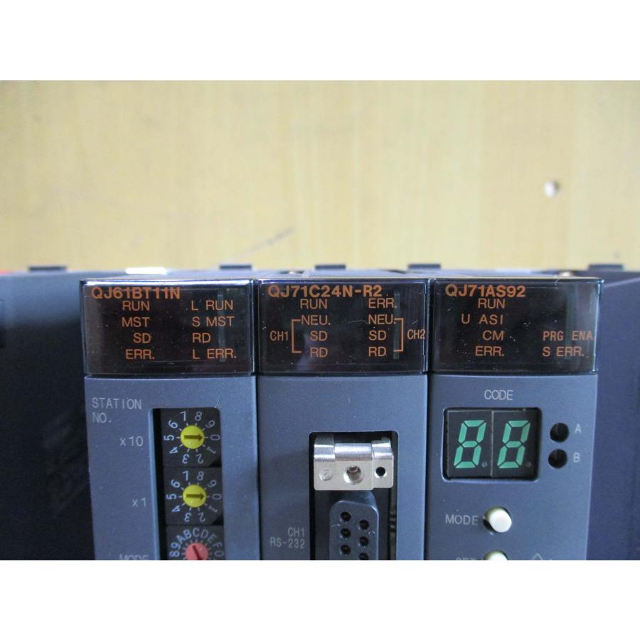 中古 MITSUBISHI Q61P Q02HCPU QX40*3 QY40P*2 QJ61BT11N Q71C24N-R2 Q71AS92 ...