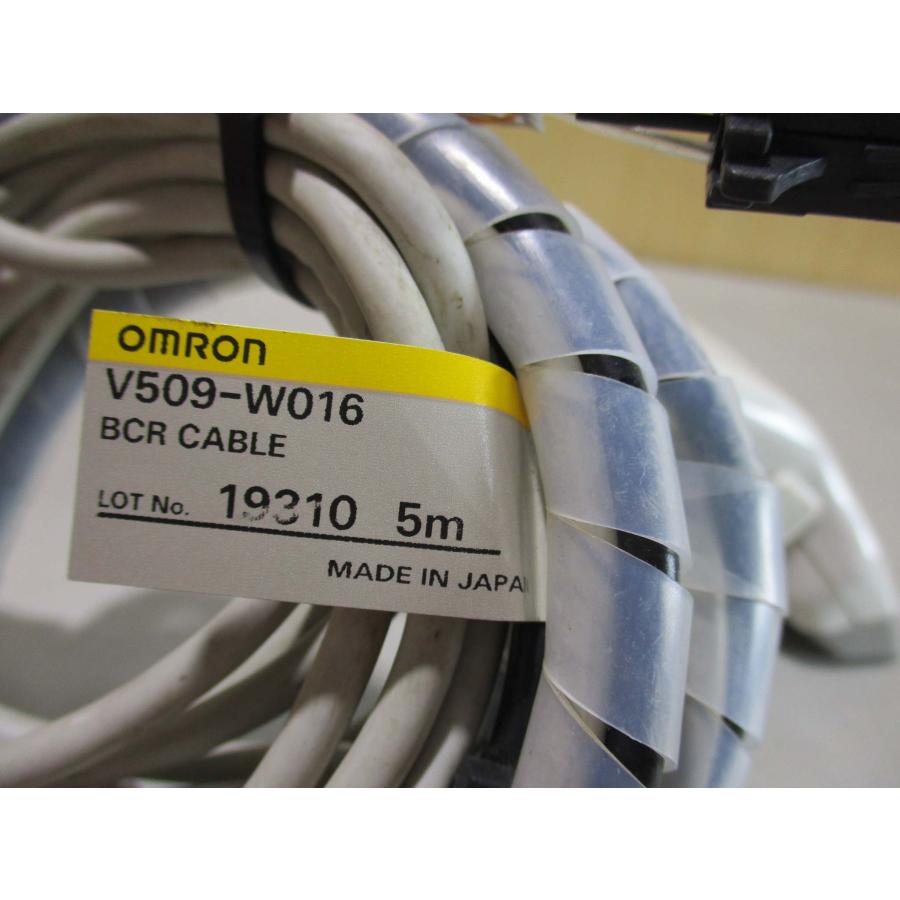 中古 OMRON V520-RH21-6 ハンディタイプバーコードリーダー/V509-W016 BCR CABLE(R50606CZB037 ...