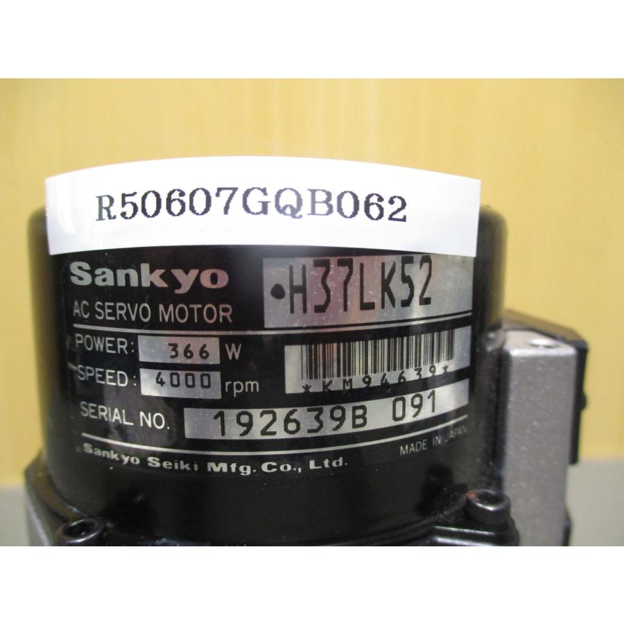 中古 SANKYO AC SERVO MOTOR H37LK52 366W サーボモーター(R50607GQB062 ...
