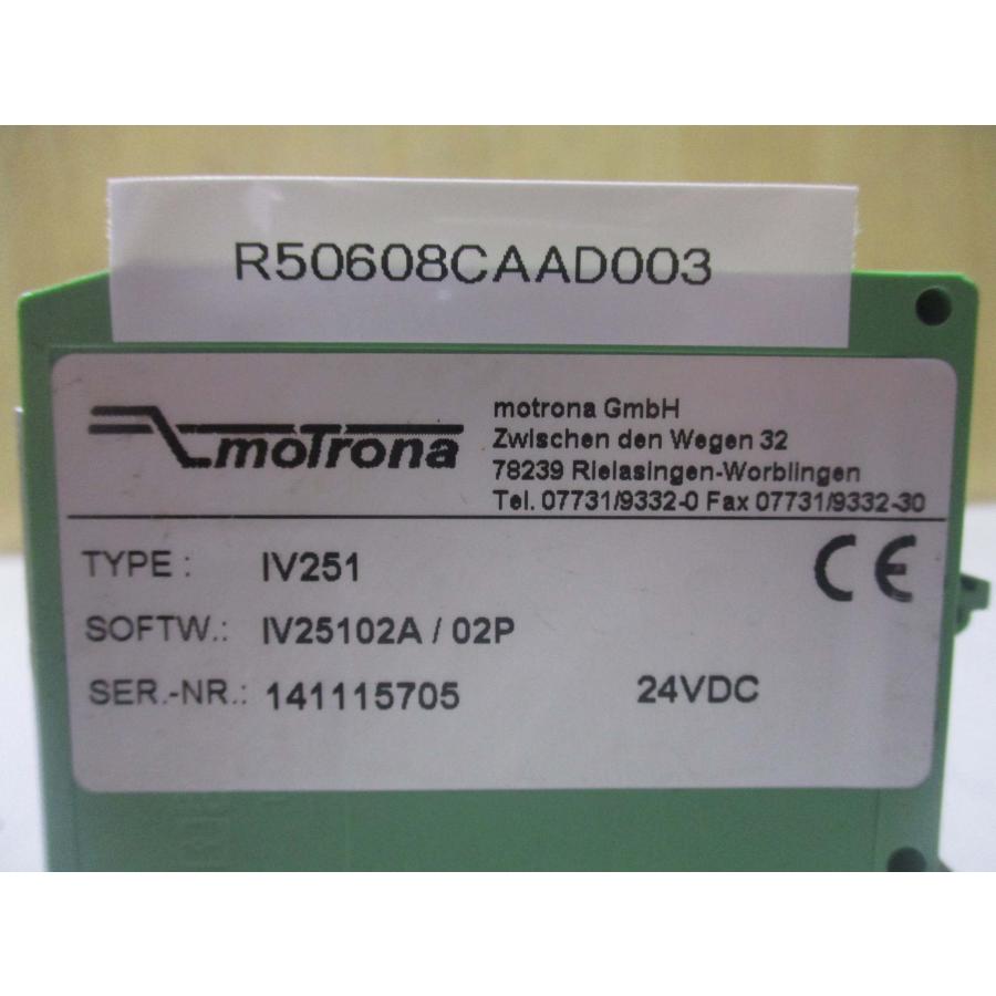 中古 MOTRONA IV251 IV25102A/02P4VDC(R50608CAAD003) : growdetrading Yahoo!ショップ - 通販 - Yahoo!ショッピング