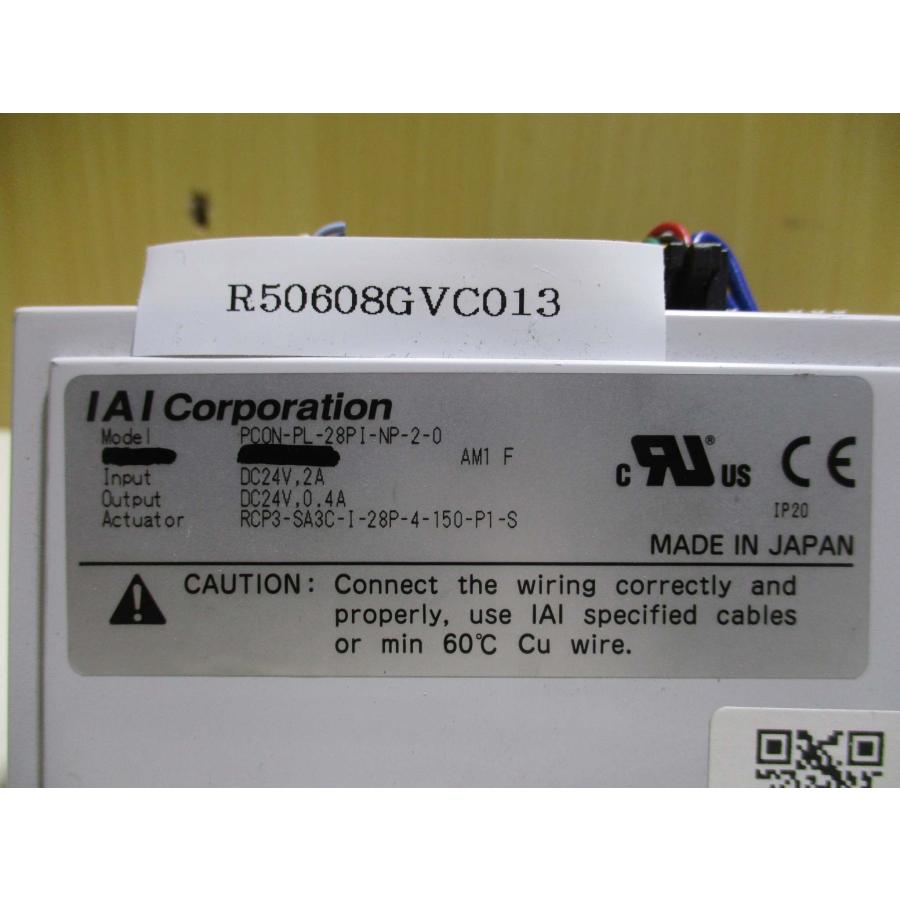 中古シリンダ IAI PCON-PL-28PI-NP-2-0 2A / RCP3-SA3C-I-28P-4-150-P1-S 36MM ...