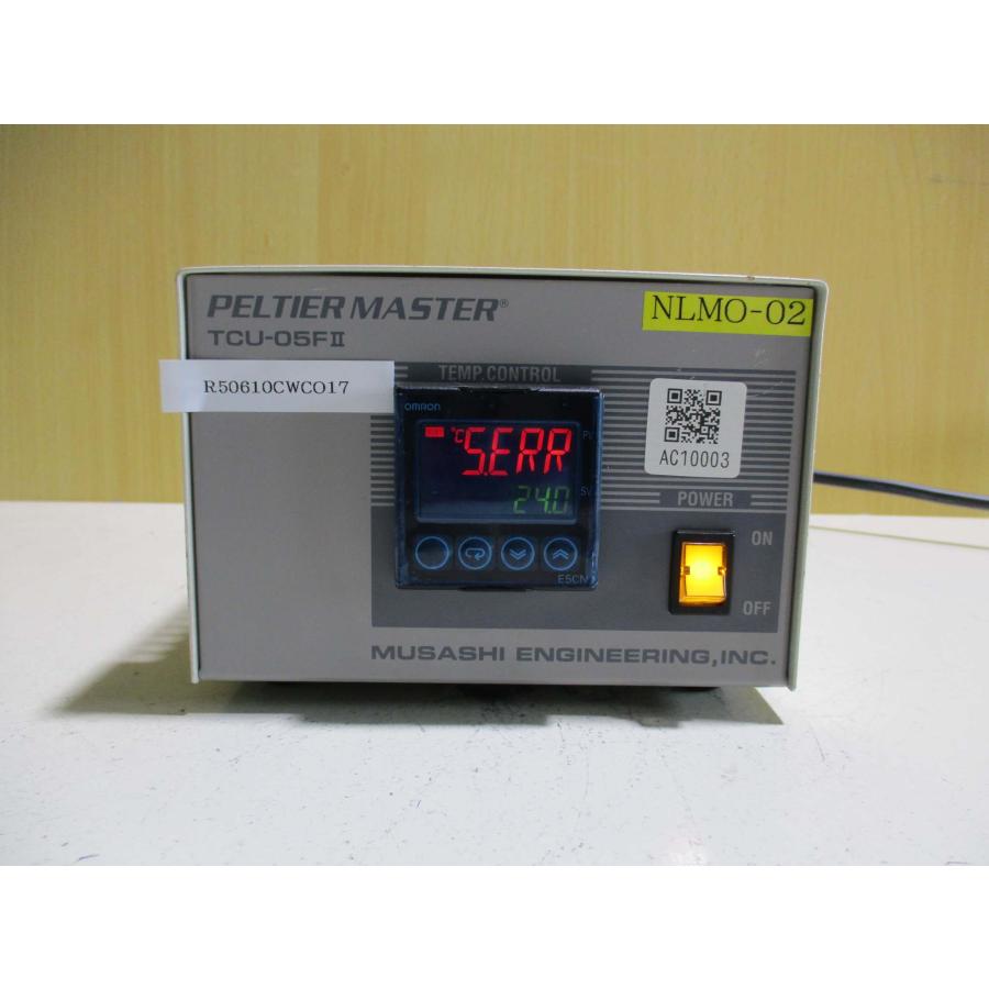 中古 MUSASHI PRECISION TEMPERATURE CONTROLLER TCU-05FII 精密温度コントローラー 通電OK(R50610CWC017 ...