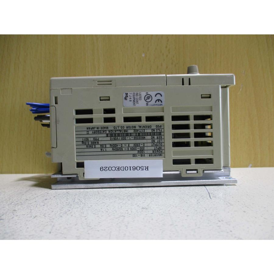 中古 ORIENTAL MOTOR VIS-100 インバータ 100W [4個セット](R50610DEC029 ...