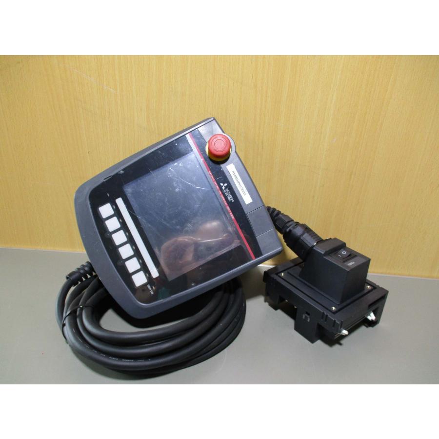 中古 MITSUBISHI GT1665HS-VTBD GT16H-CNB-42S GRAPHIC OPERATION TERMINAL ハンディタッチパネル 20.4-26.4VDC ...
