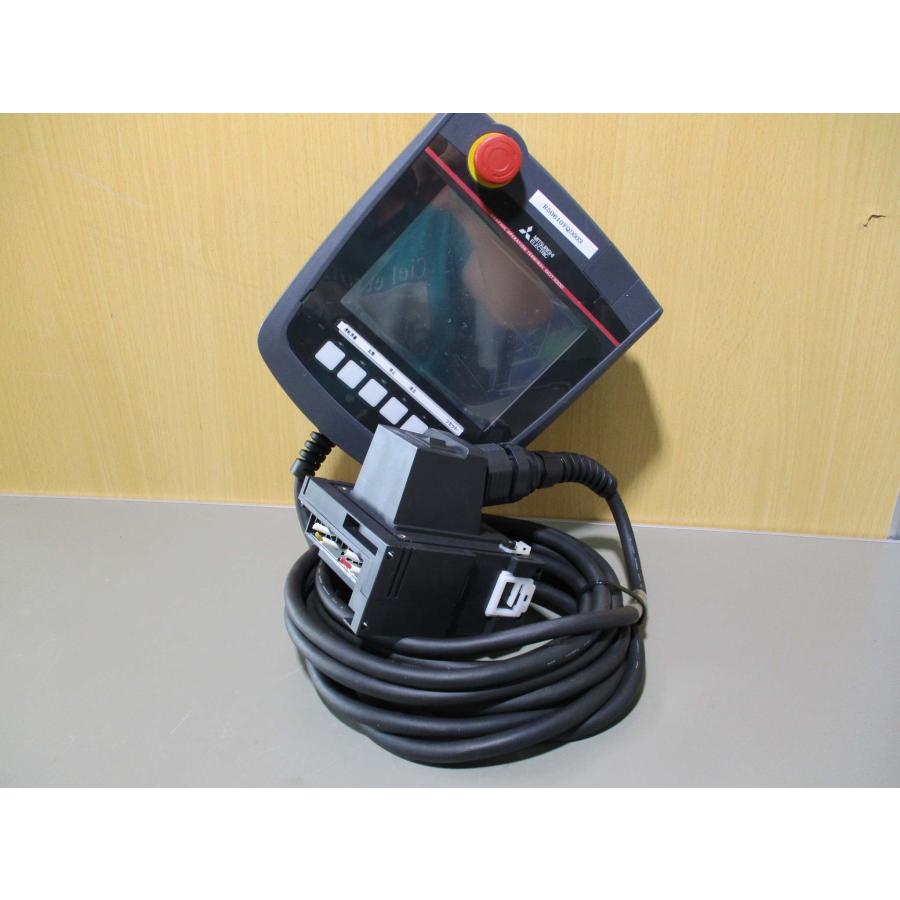 中古 MITSUBISHI GT1665HS-VTBD GT16H-CNB-42S GRAPHIC OPERATION TERMINAL ハンディタッチパネル 20.4-26.4VDC ...