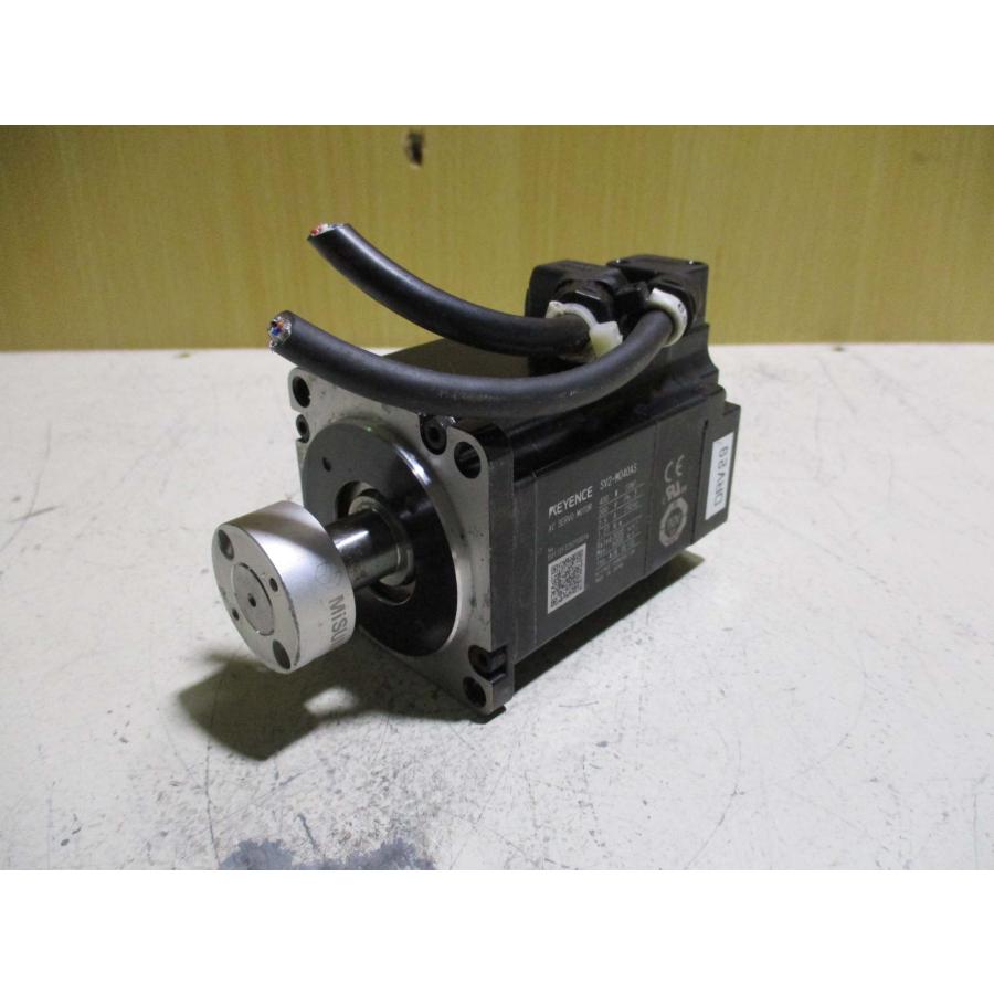 中古 KEYENCE AC SERVO MOTOR SV2-M040AS サーボモーター 400W(R50612GMB006 ...