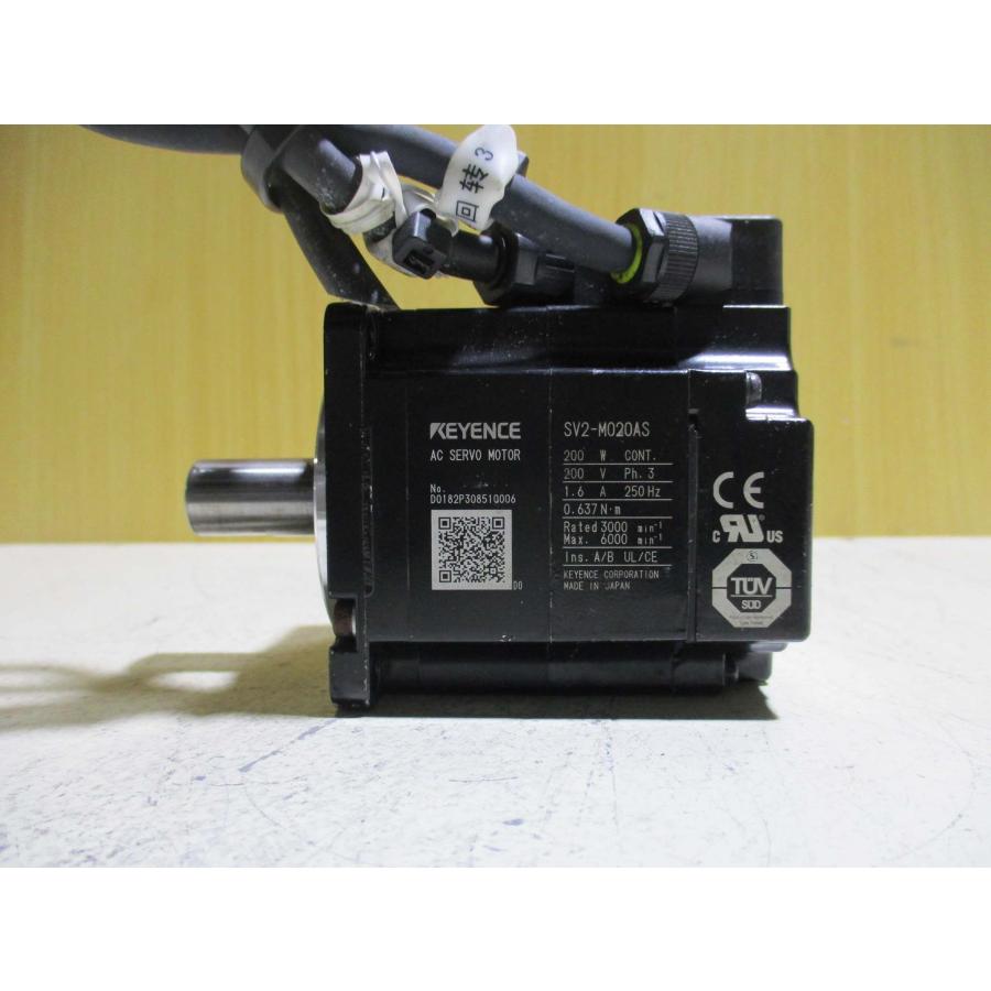 中古 KEYENCE AC SERVO MOTOR SV2-M020AS サーボモーター 200W(R50612GMB019) : growdetrading Yahoo!ショップ - 通販 ...