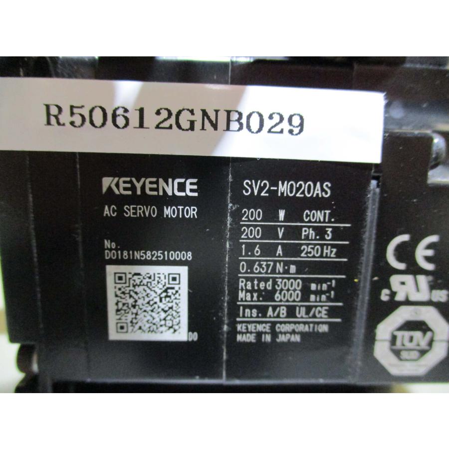 中古 KEYENCE AC SERVO MOTOR SV2-M020AS サーボモーター 200W(R50612GNB029) : growdetrading Yahoo!ショップ - 通販 ...