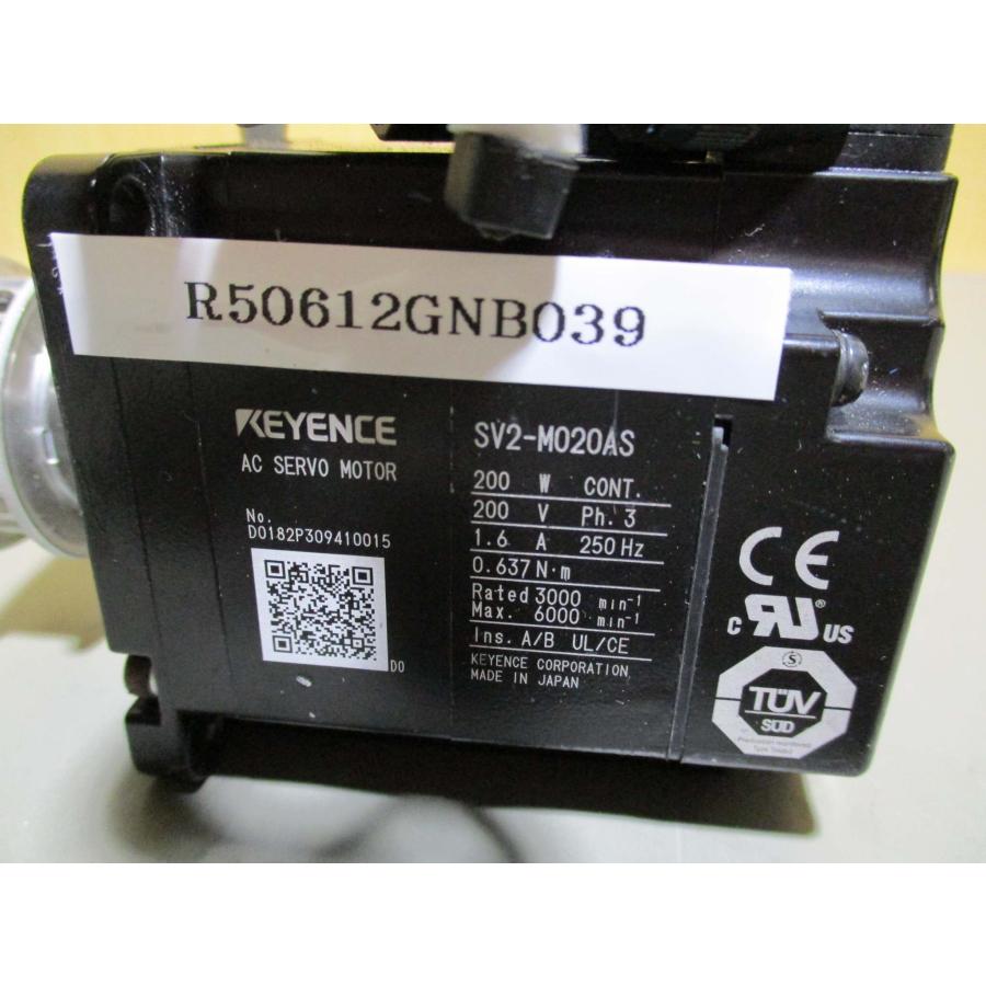 中古 KEYENCE AC SERVO MOTOR SV2-M020AS サーボモーター 200W(R50612GNB039) : growdetrading Yahoo!ショップ - 通販 ...