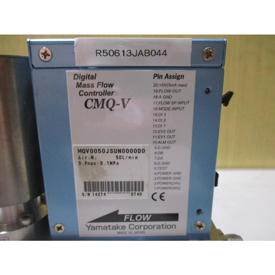 中古 YAMATAKE DIGITAL MASS FLOW CONTROLLER CMQ-V MQV0050JSUN0000D0(R50613JAB044) : growdetrading ...