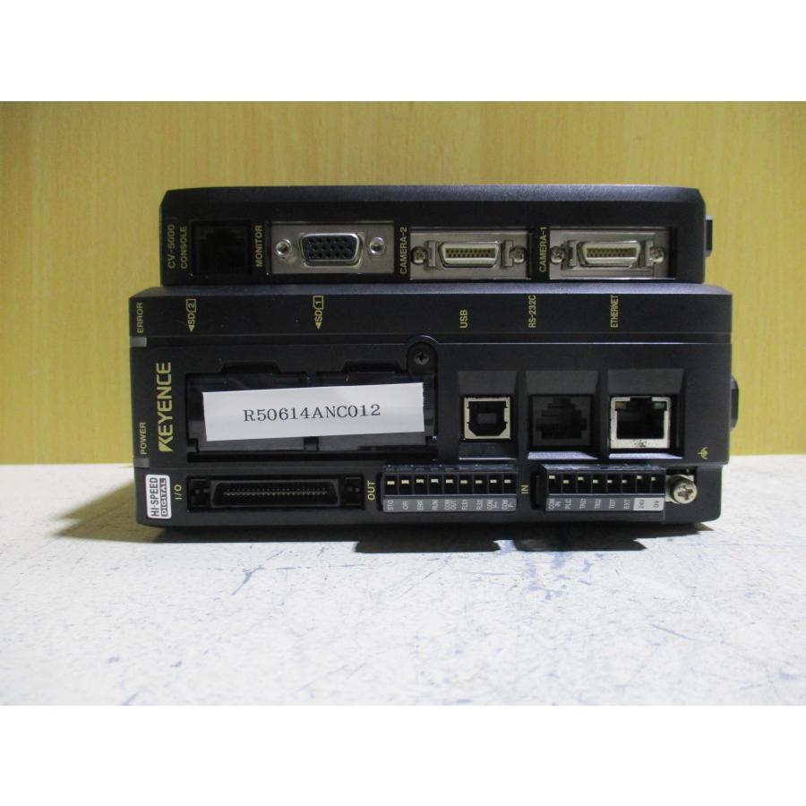 中古 KEYENCE CV-5000 画像処理システム/CV-035C/CA-CN3(R50614ANC012) : r50614anc012 ...
