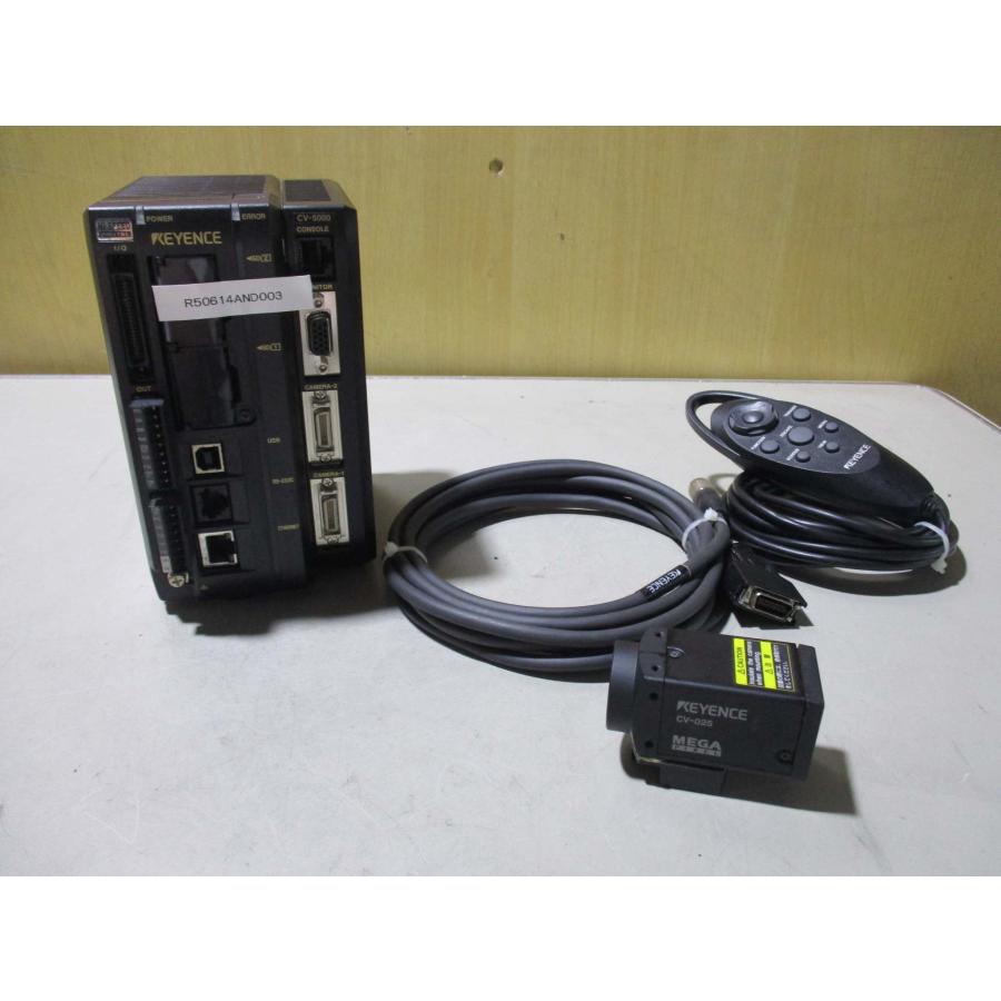 中古 KEYENCE CV-5000/CA-CN3/OP-84231/CV-025 画像処理システムセット(R50614AND003 ...