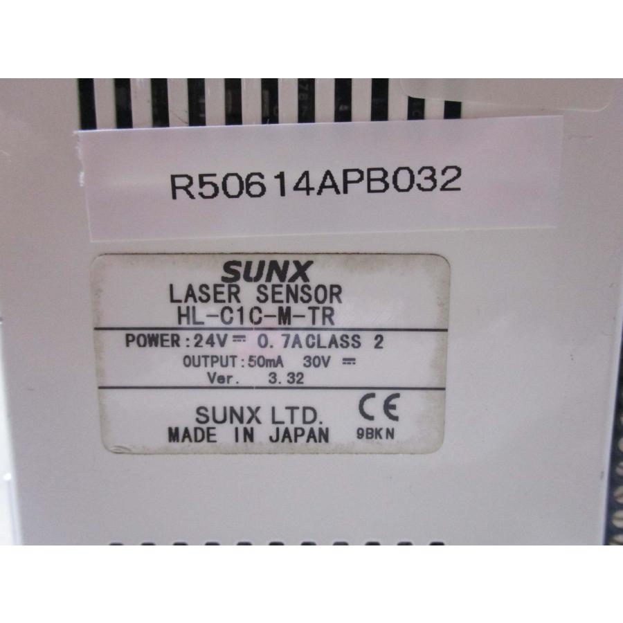 中古 SUNX LASER SENSOR HL-C1C-M-TR 超高速レーザ変位センサ(R50614APB032 ...