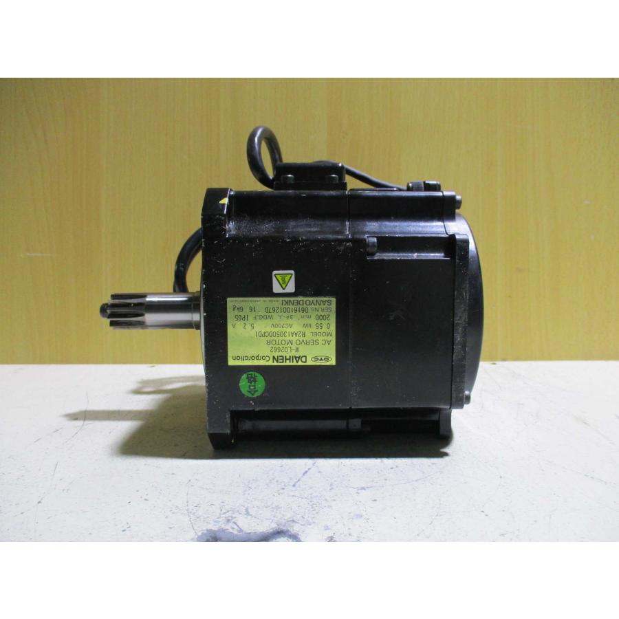 中古 DAIHEN AC SERVO MOTOR W-L02662 R2AA13050DCPD1(R50614GMC033 ...
