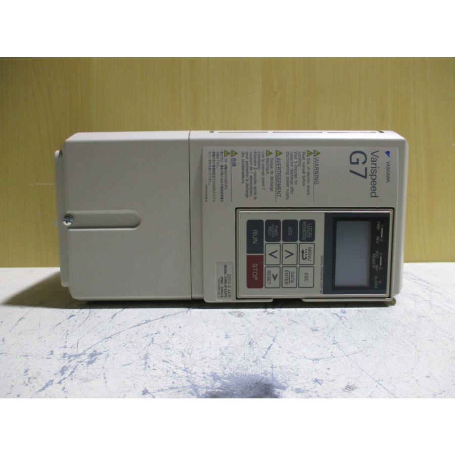 中古 YASKAWA CIMR-G7A20P4 Varispeed G7 インバータ 200-240V 3.8A(R50615DJC006) : growdetrading Yahoo ...
