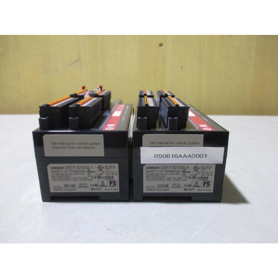 中古 OMRON DST1-ID12SL-1 セーフティI/Oターミナル [2個セット](R50616AAAD001 ...