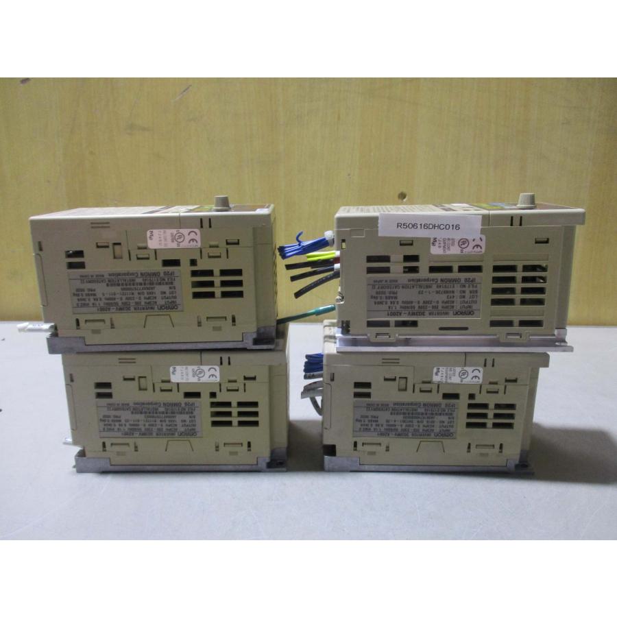 中古 OMRON インバーター 3G3MV-A2001 0.1kW [4個セット](R50616DHC016) : growdetrading Yahoo!ショップ - 通販 - Yahoo ...