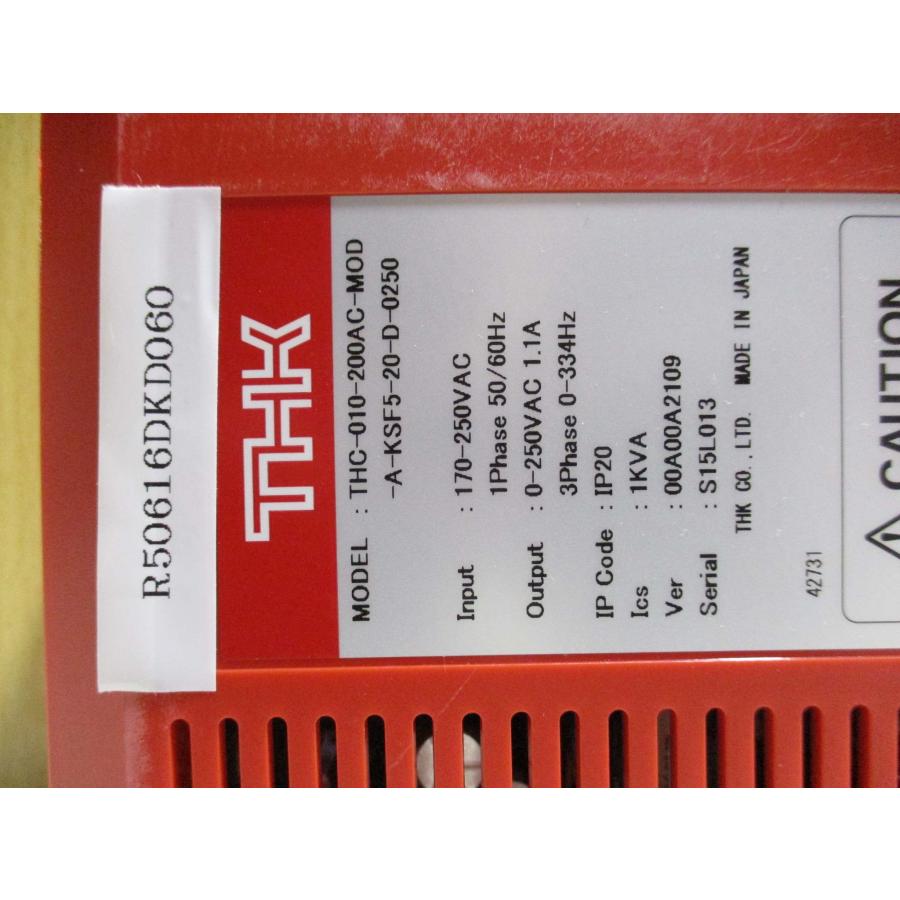 中古 THK THC-010-200AC-MOD-A-KSF5-20-D-0250(R50616DKD060) : growdetrading Yahoo!ショップ - 通販 - Yahoo ...