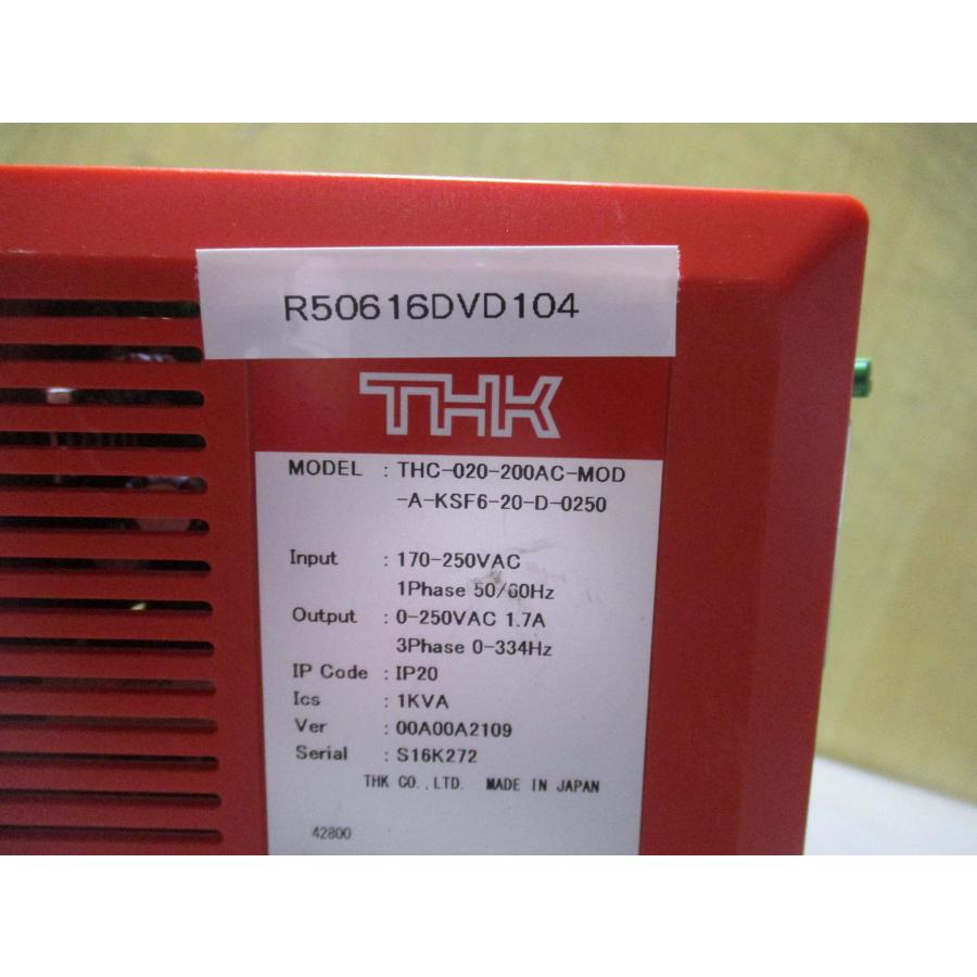 中古 THK THC-020-200AC-MOD-A-KSF6-20-D-0250 ドライバコントローラー(R50616DVD104) : growdetrading Yahoo!ショップ ...