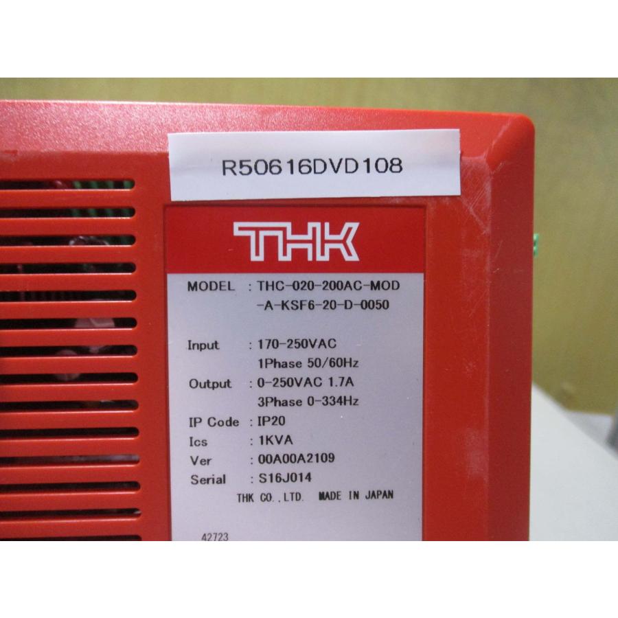 中古 THK THC-020-200AC-MOD-A-KSF6-20-D-0050(R50616DVD108) : growdetrading Yahoo!ショップ - 通販 - Yahoo ...