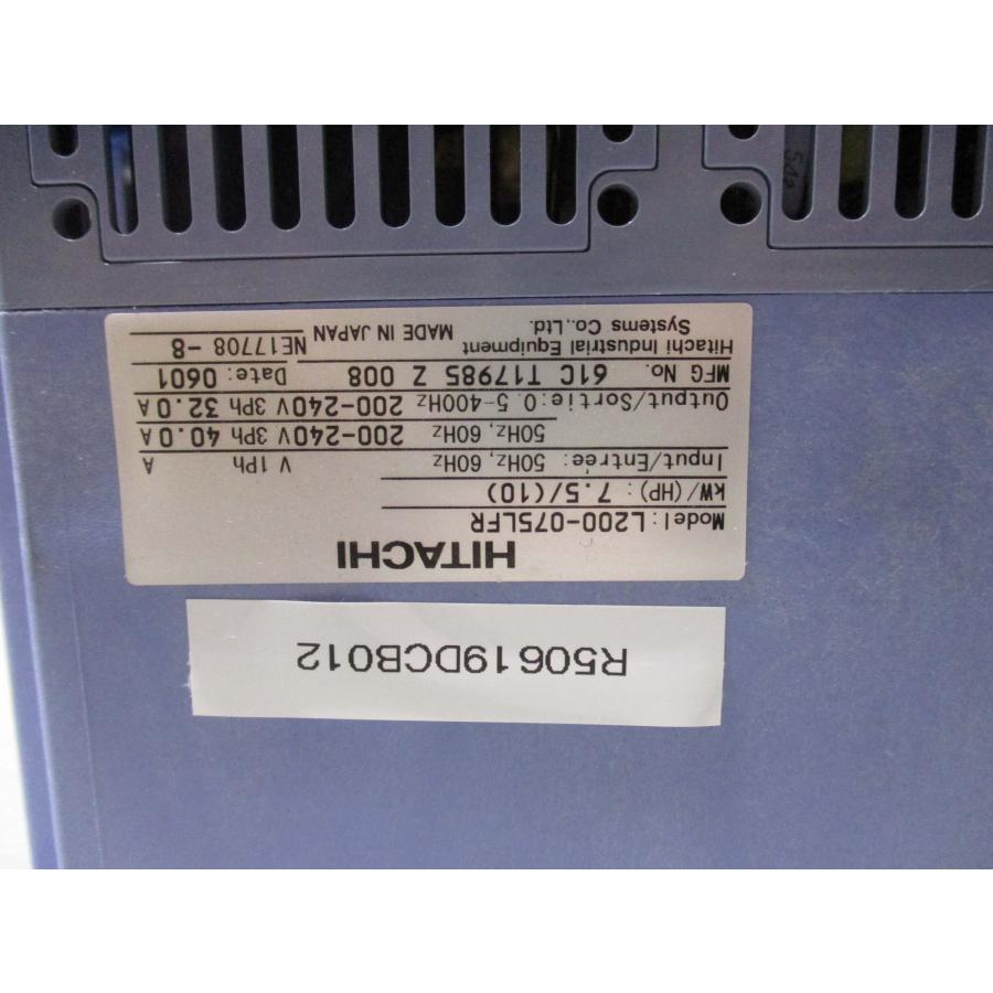 中古 HITACHI L200-075LFR コンパクトインバータ(R50619DCB012) : growdetrading Yahoo ...