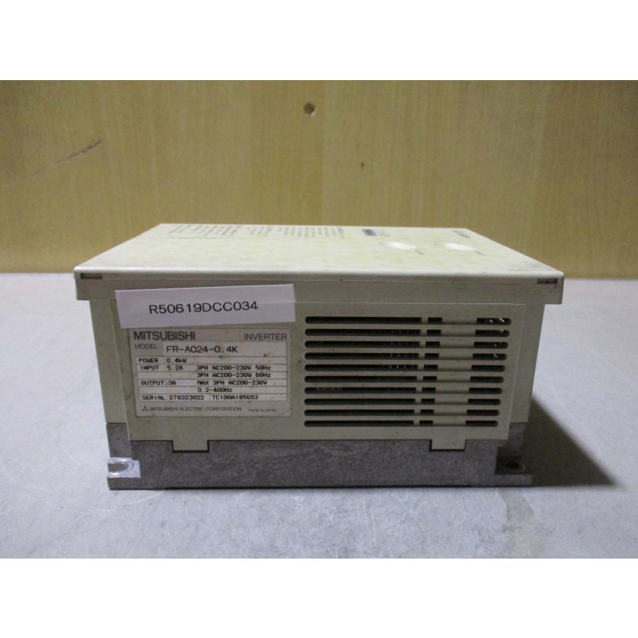 中古 MITSUBISHI インバータ FR-A024-0.4K 0.4kw 5.2A/3A(R50619DCC034) : growdetrading Yahoo!ショップ - 通販 ...