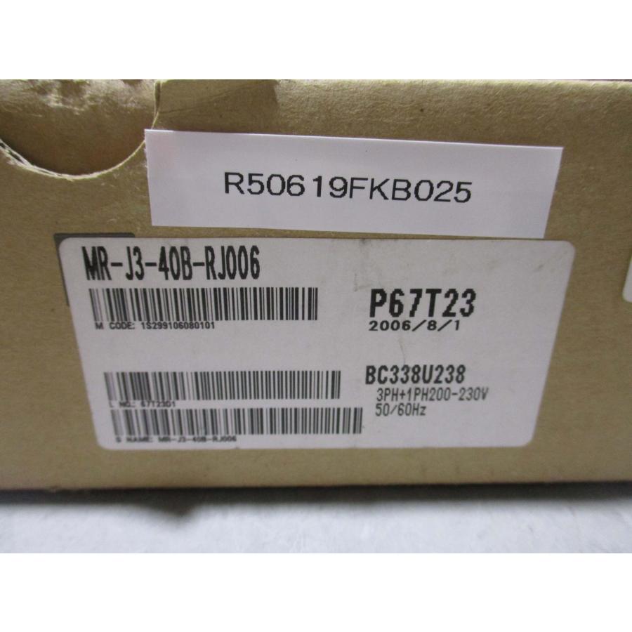 新古 Mitsubishi Electric MR-J3-40B-RJ006 Servo Drive(R50619FKB025 ...