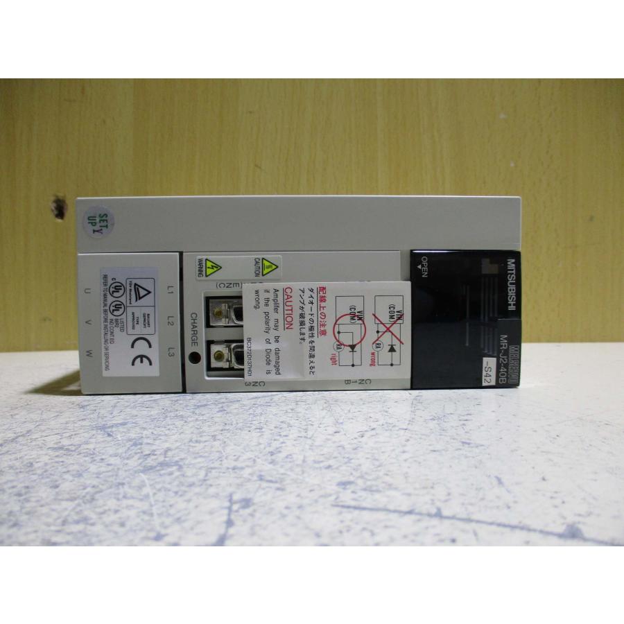 新古 MITSUBISHI AC SERVO AMPLIFIER MR-J2-40B-S42(R50620FFC037) : r50620ffc037 : growdetrading ...