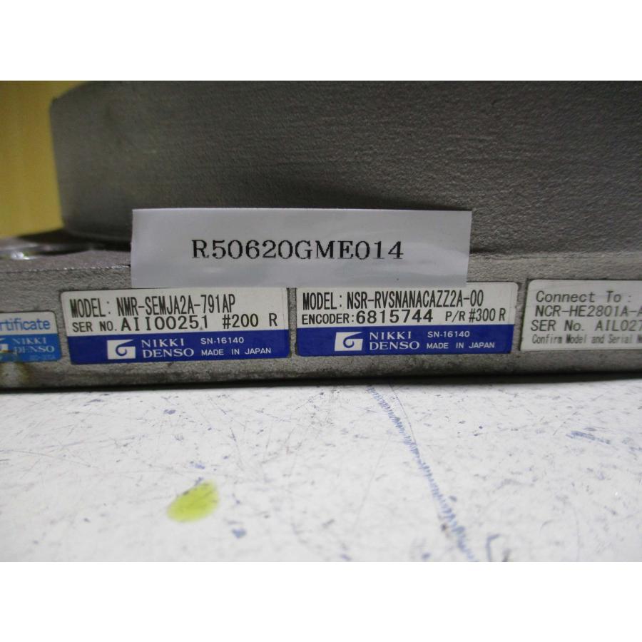 中古 NIKKI DENSO SJ-4465G NMR-SEMJA2A-791AP NSR-RVSNANACAZZ2A-00 高剛性ダイレクトドライブモータ(R50620GME014 ...
