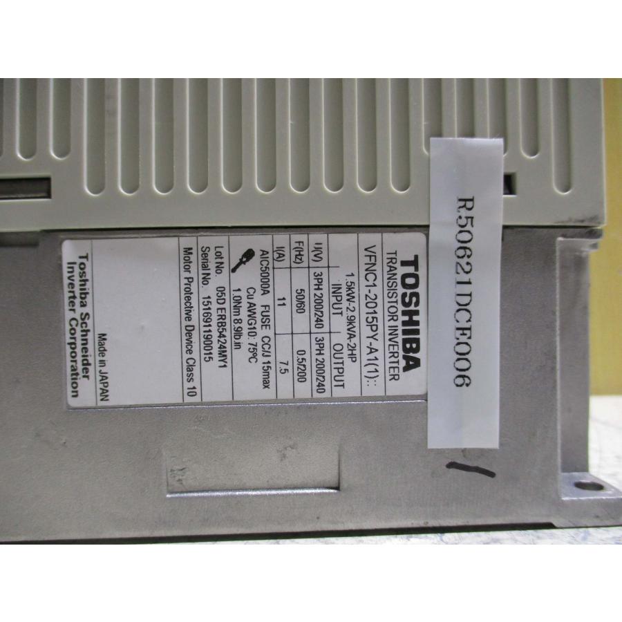 中古 TOSHIBA インバーター VFNC1-2015PY-A1(1) 1.5KW-2.9KVA-2HP(R50621DCE006) : r50621dce006 ...