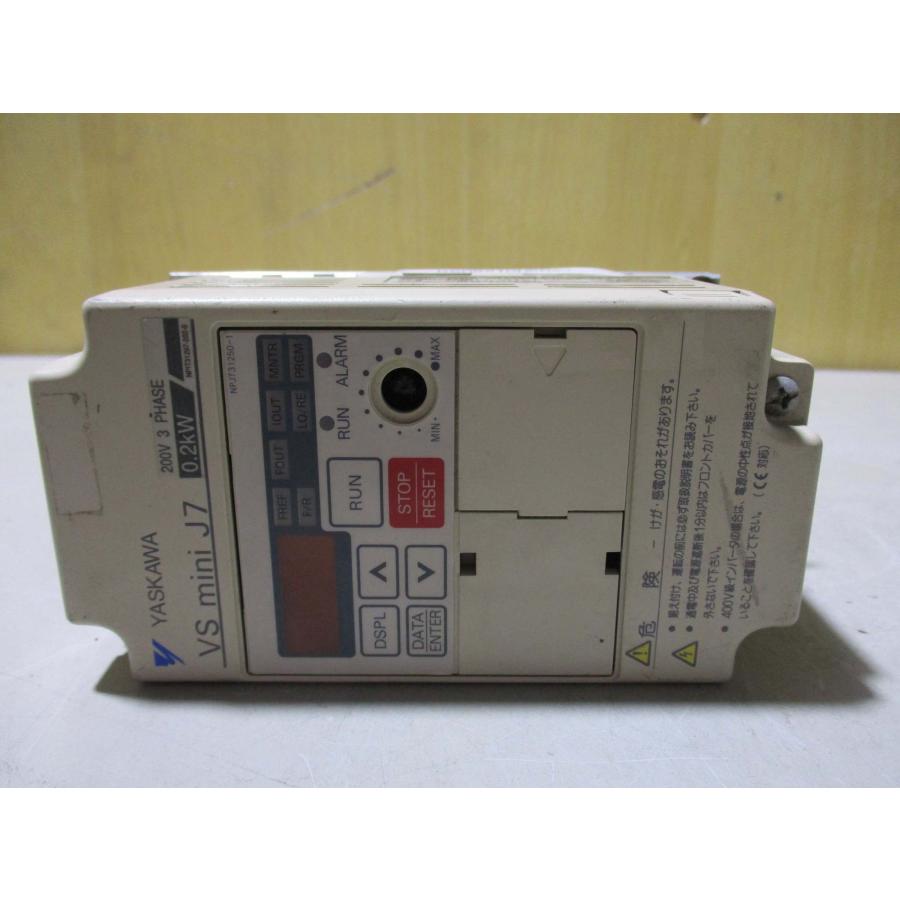 中古 YASKAWA Vs mini J7 CIMR-J7AA20P2 インバータ(R50621DHE041) : r50621dhe041 : growdetrading Yahoo ...