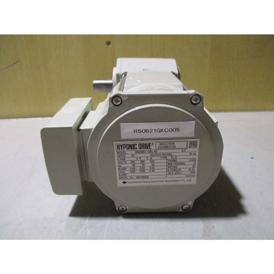中古 SUMITOMO HYPONIC DRIVE ハイポニック減速機 RNHM01-190L-60 0.1KW ＜送料別＞(R50621GKC005) : growdetrading ...
