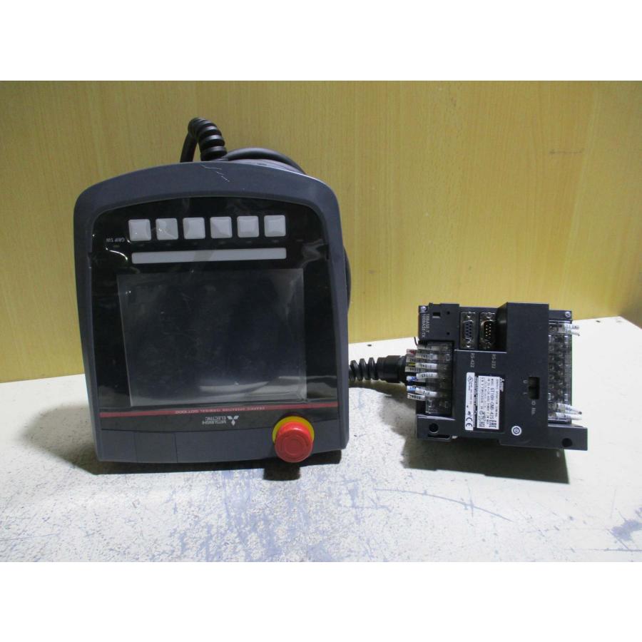 中古 MITSUBISHI GRAPHIC OPERATION TERMINAL GT1665HS-VTBD ハンディタッチパネル/GT16H-CNB-42S(R50623FQD015 ...