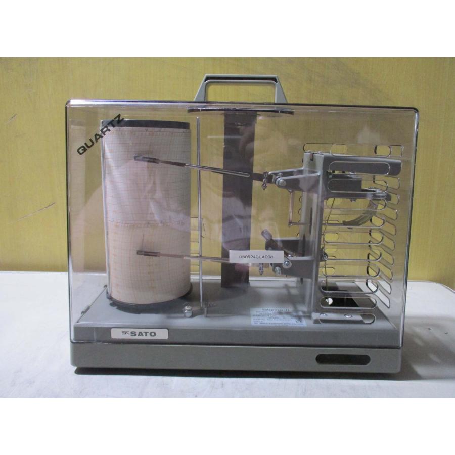 中古 SATO KEIRYOKI MFG Sigma-II HYGRO/THERMOGRAPH NSII-Q シグマII型温湿度記録計 ...