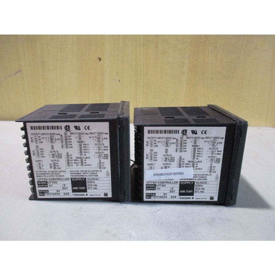 中古 YOKOGAWA デジタル指示調節計 UT750-51 2個(R50624DFB050) : growdetrading Yahoo!ショップ - 通販 - Yahoo!ショッピング