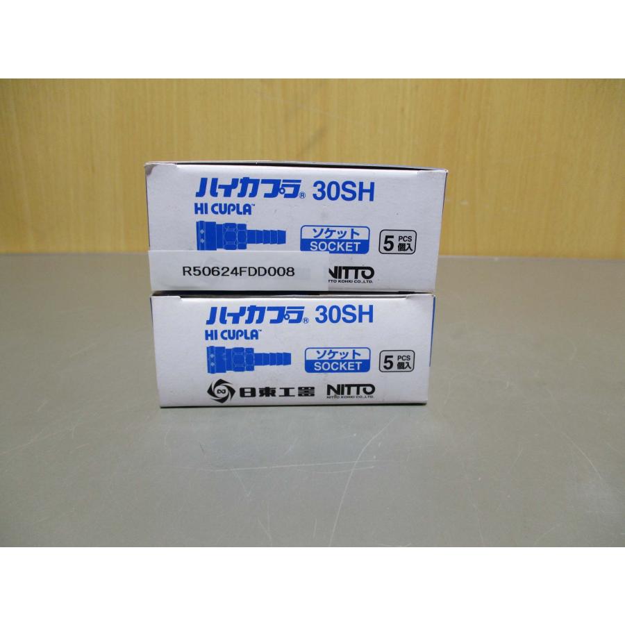 新古 日東工器 ハイカプラ 30SH 3/8 （ホース内径 約11mm用） エアーカプラ 10個(R50624FDD008 ...