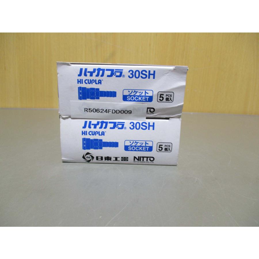 新古 日東工器 ハイカプラ 30SH 3/8 （ホース内径 約11mm用） エアーカプラ 10個(R50624FDD009 ...