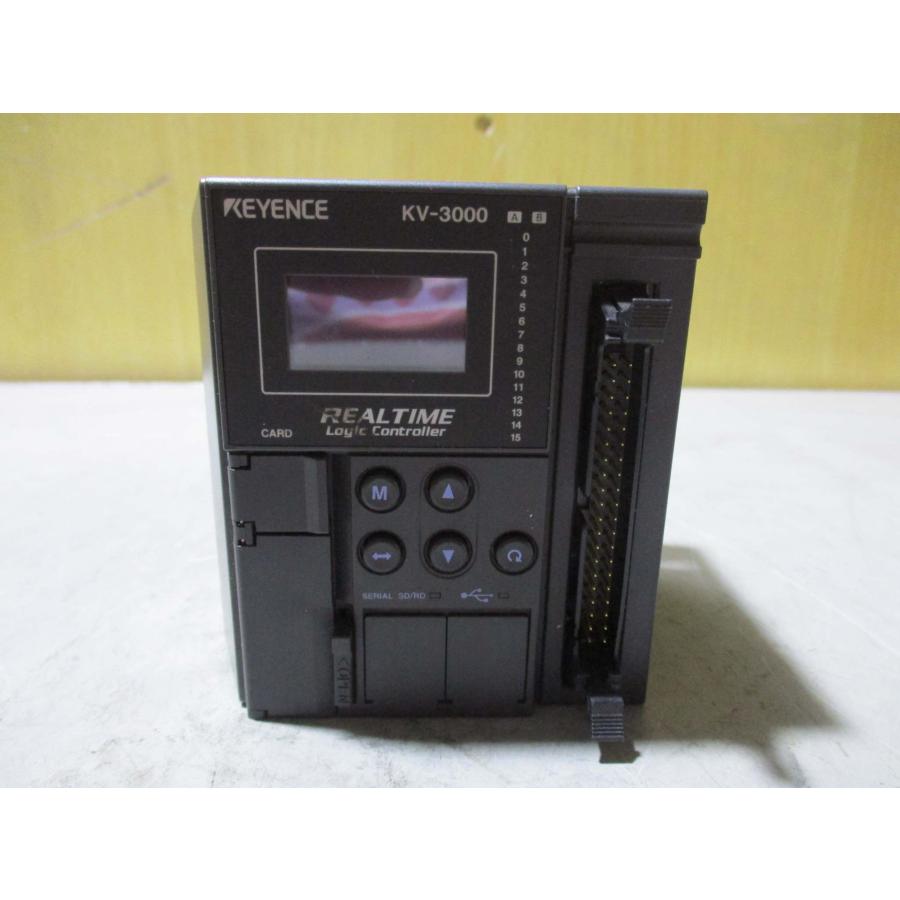 中古 KEYENCE CPU MODULE KV-3000 プログラマブル コントローラ(R50627BABE030 ...