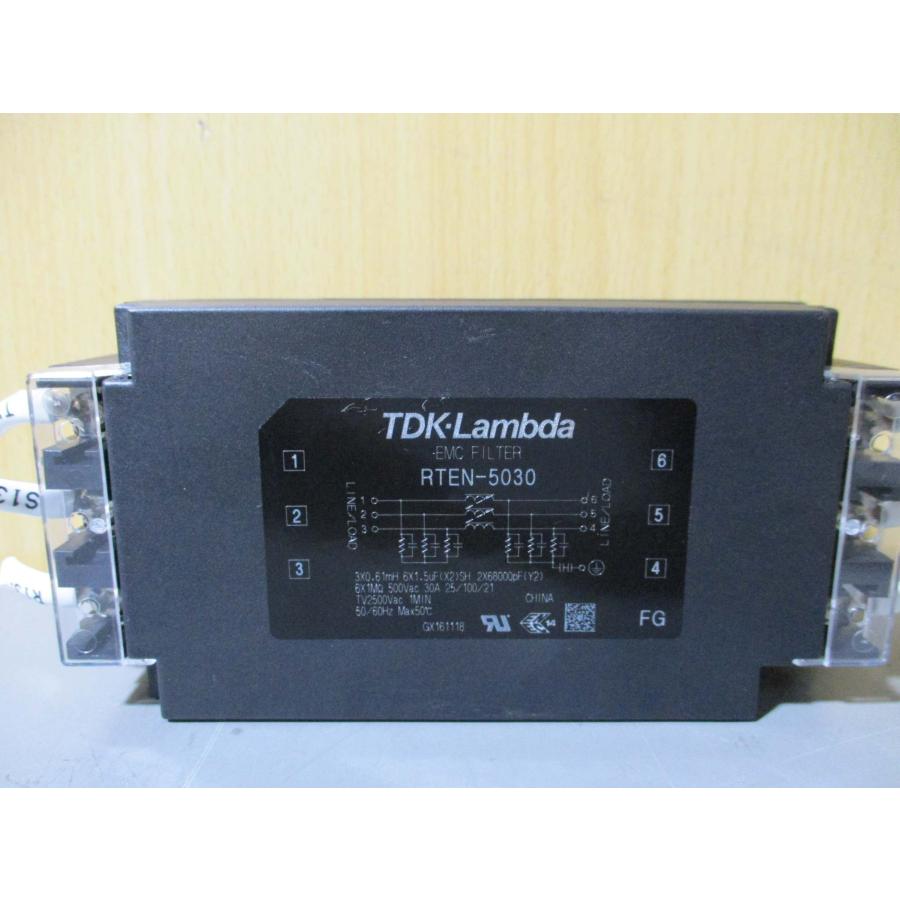 中古 TDK LAMBDA EMC FILTER RTEN-5030 ノイズフィルター 2個(R50628CTC009) : growdetrading Yahoo!ショップ - 通販 ...