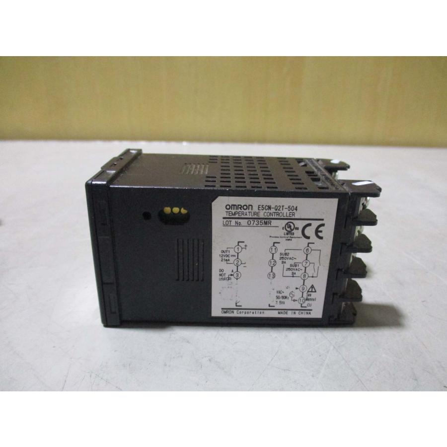 中古 OMRON TEMPERATURE CONTROLLER E5CN-Q2T-504 温度調節器 2個(R50628DLC056 ...
