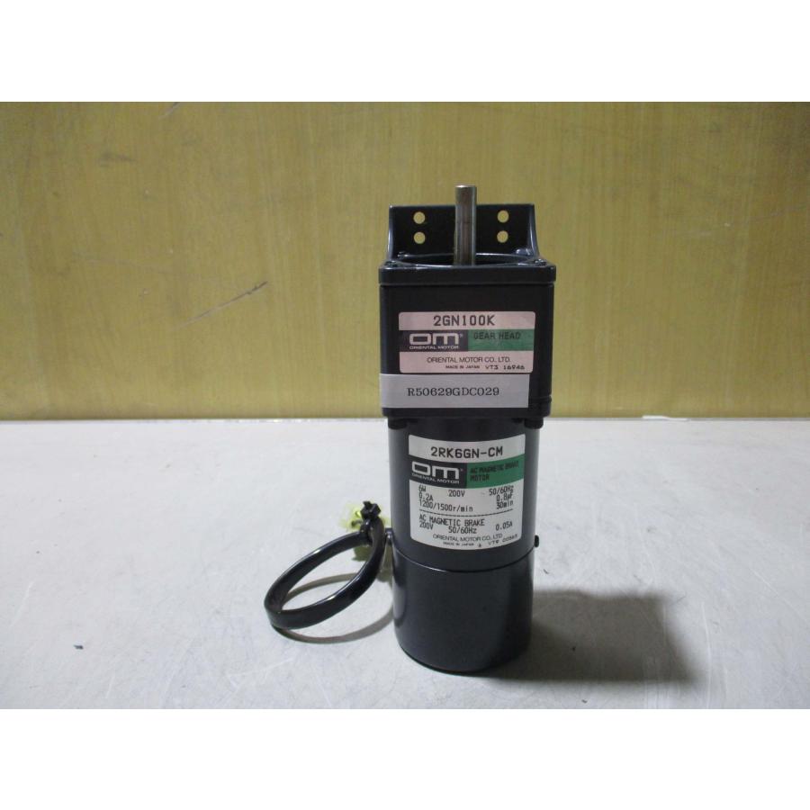 中古 ORIENTAL MOTOR モーター 2RK6GN-CM/2GN100K(R50629GDC029) : growdetrading ...