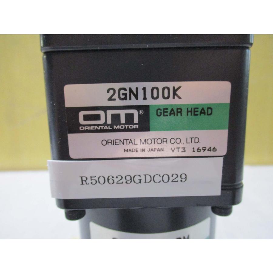 中古 ORIENTAL MOTOR モーター 2RK6GN-CM/2GN100K(R50629GDC029) : growdetrading ...