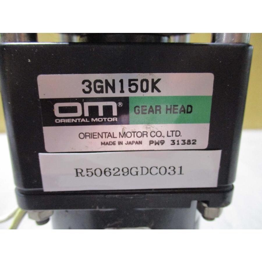 中古 ORIENTAL MOTOR GEAR HEAD 3GN150K/3RK15RGN-C 200V 15W(R50629GDC031) : r50629gdc031 ...