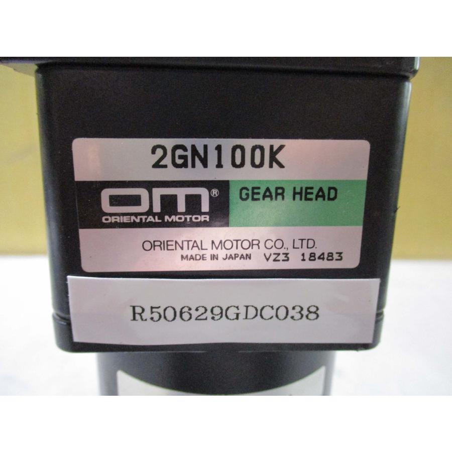 中古 ORIENTAL MOTOR インダクションモーター 2RK6GN-CM/2GN100K(R50629GDC038 ...