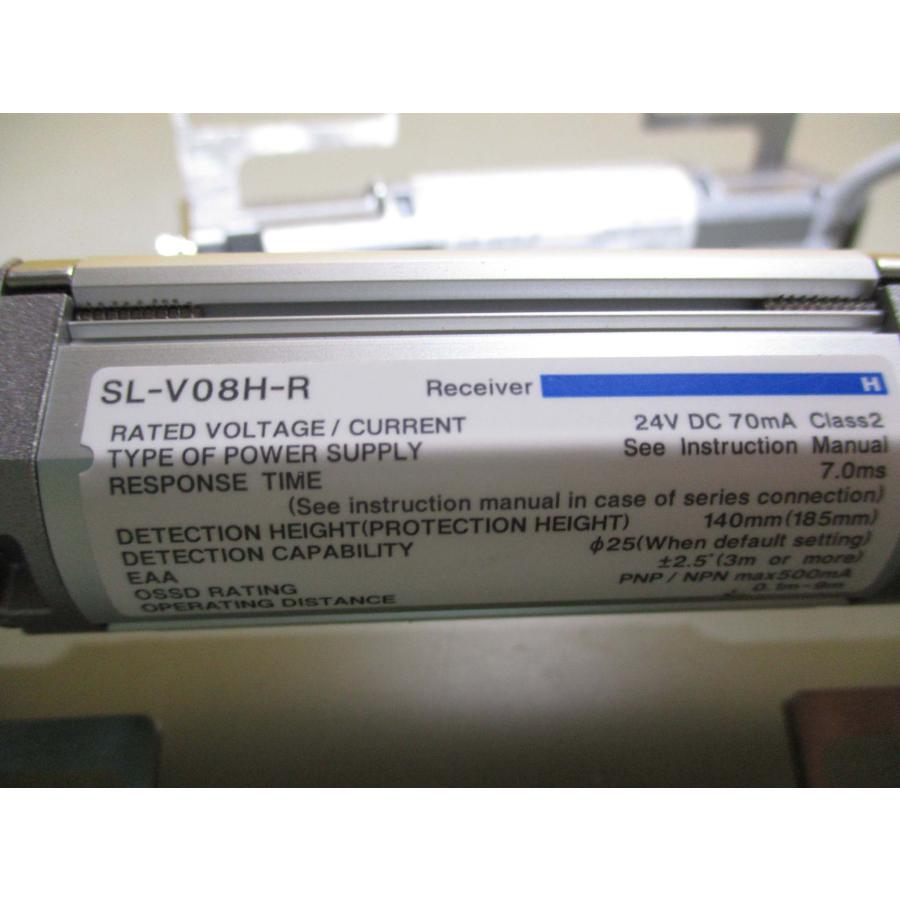 中古 KEYENCE Safety Light Curtain SL-V08H-T/SL-V08H-R セーフティライトカーテン セット(R50630AQE051 ...